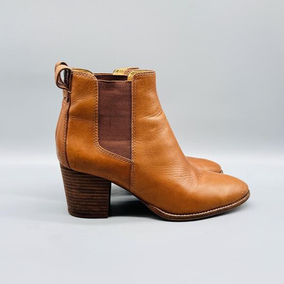 Madewell | Shoes | Madewell Boots Womens 85 Brown Leather Chelsea Regan ...